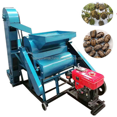 Diesel castor beans peeling machine/castor bean cover removing machine/castor bean seed shelling machine